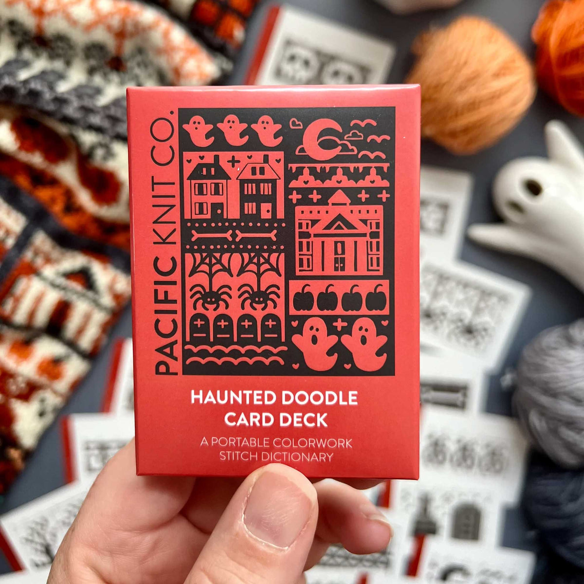 Haunted Doodle Deck: Knitting Chart & Stitch Dictionary cards – Yarn Love